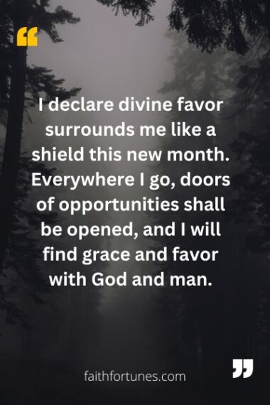 30 Powerful New Month Prophetic Declarations December 2025